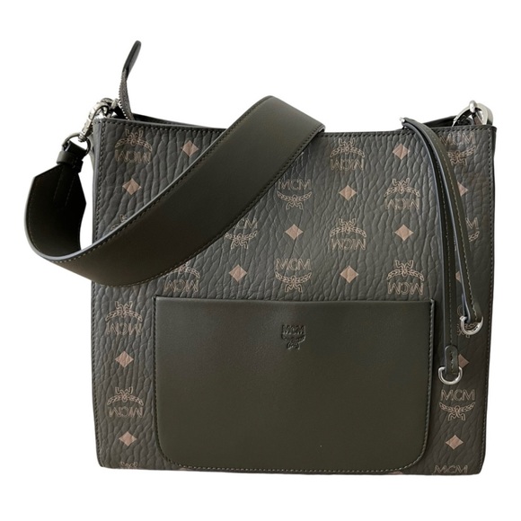 MCM | Bags | Mcm Medium Sea Turtle Green Aren Visetos Canvasleather ...